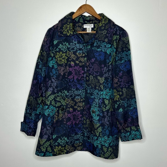 NorthStyle | Jackets & Coats | Like New North Style Blue Purple And ...